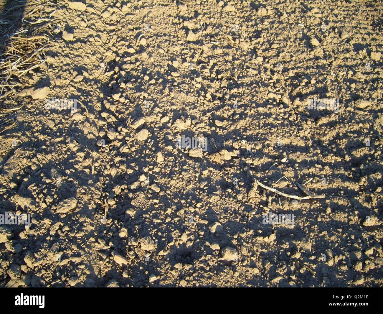 Processed farm ground Stock Photo - Alamy