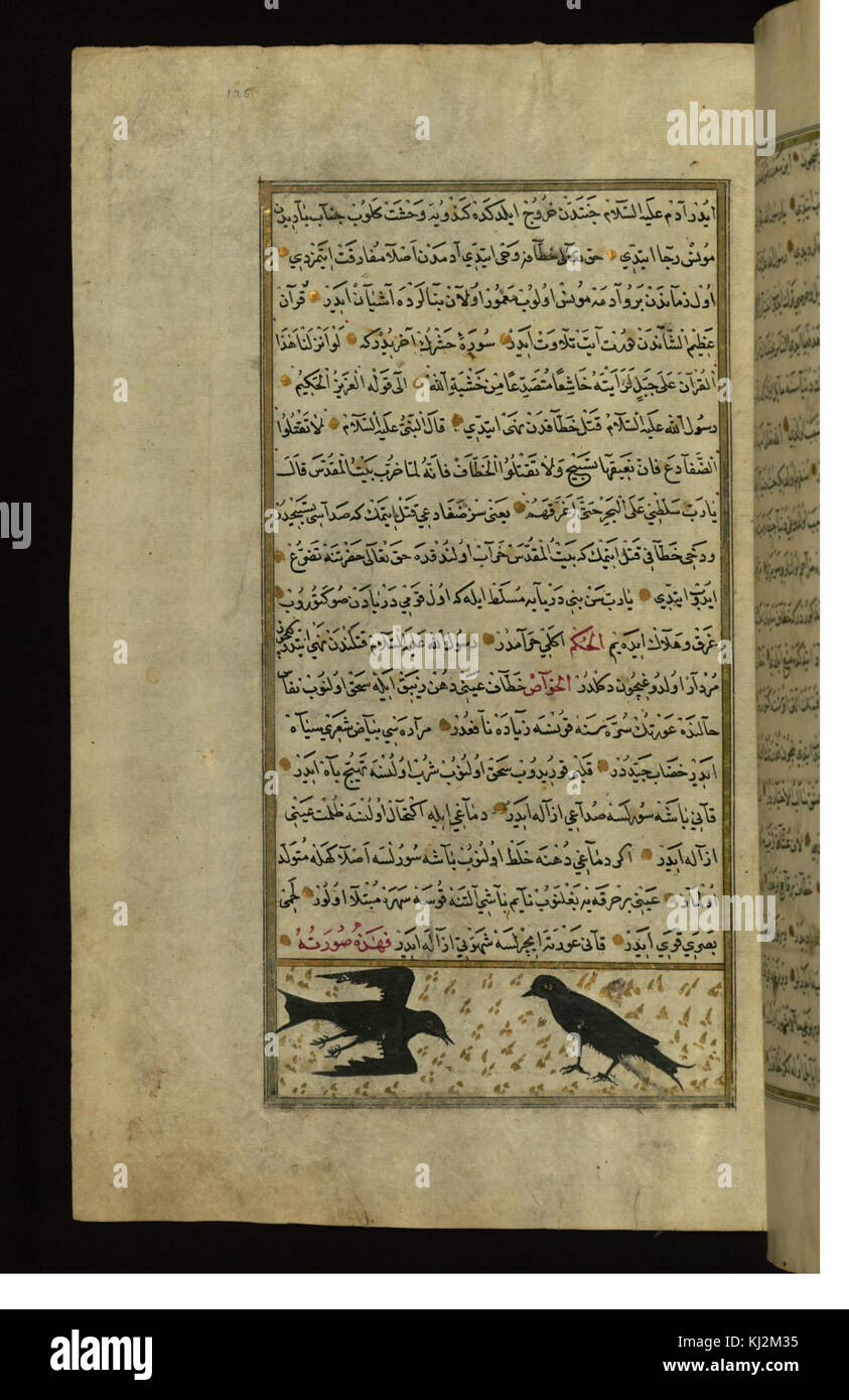 Muhammad ibn Muhammad Shakir Ruzmah-'i Nathani - Two Swallows - Walters ...