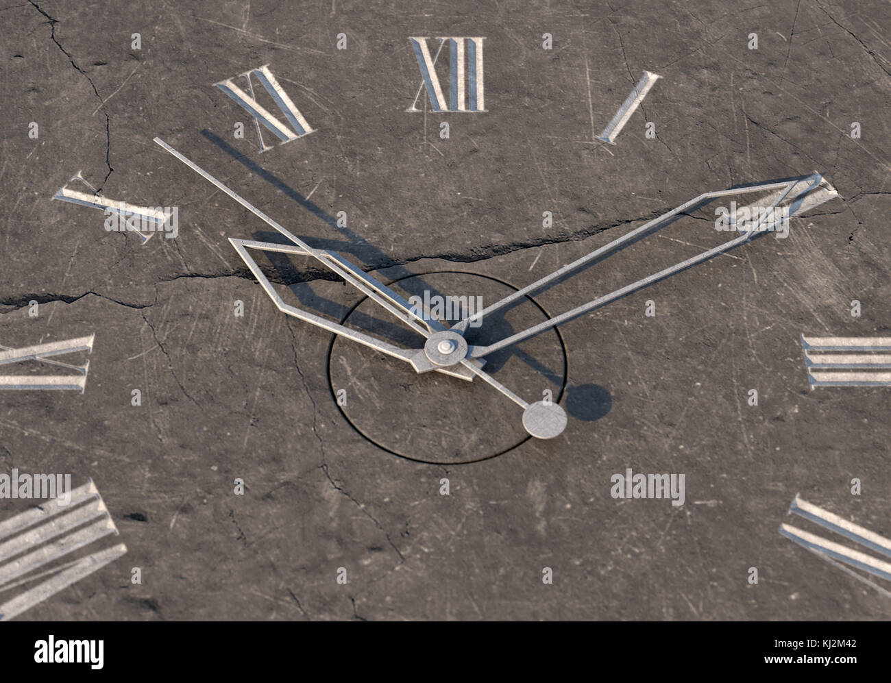 Sun dial with roman numerals hi-res stock photography and images - Alamy