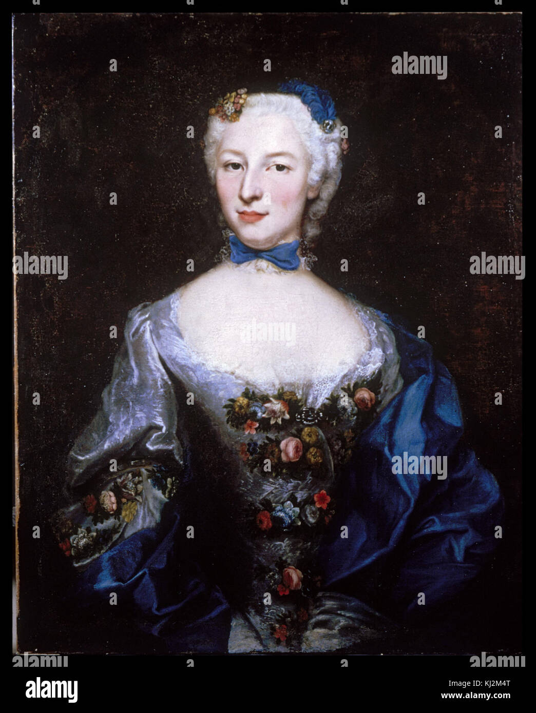 Pietro Longhi - Portrait of a Lady - Walters 37395 Stock Photo - Alamy