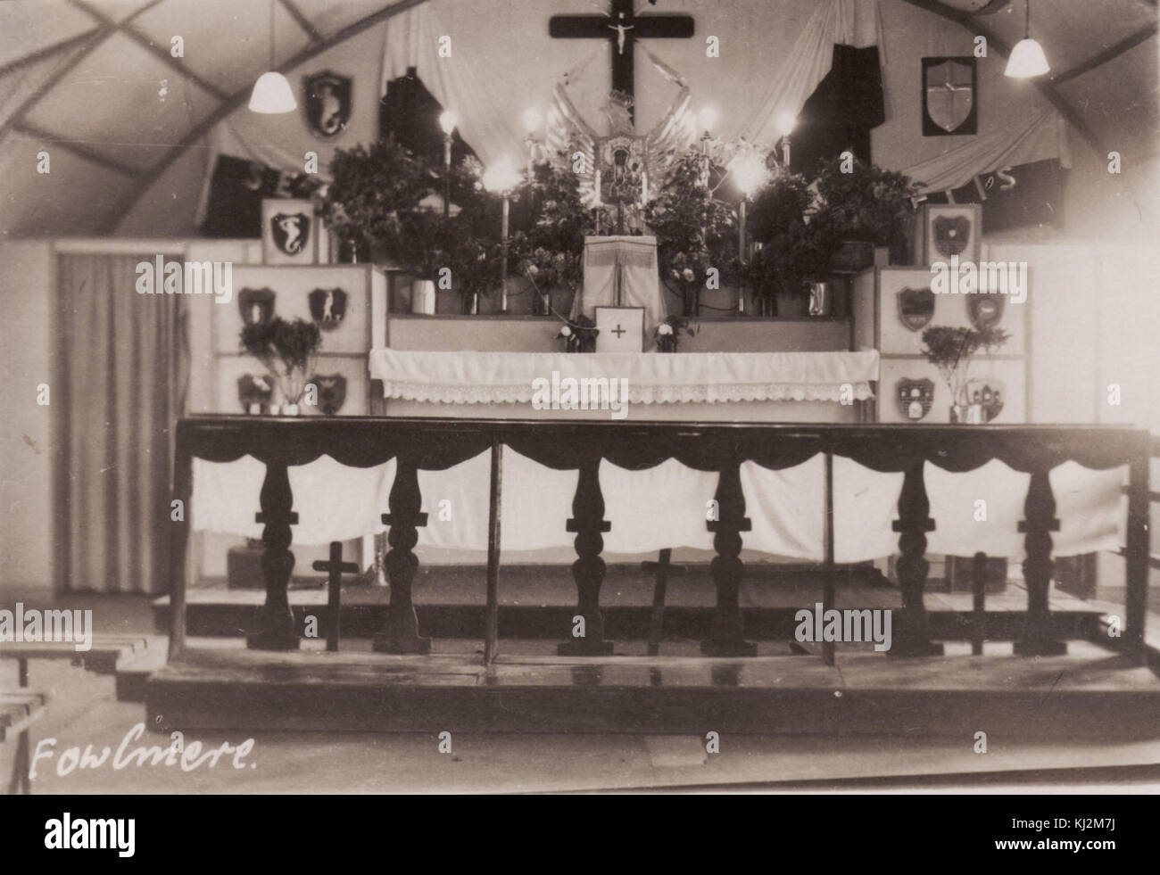 Polish II Corps (69) - 1946-11-07 - Fowlmere Chapel Stock Photo - Alamy