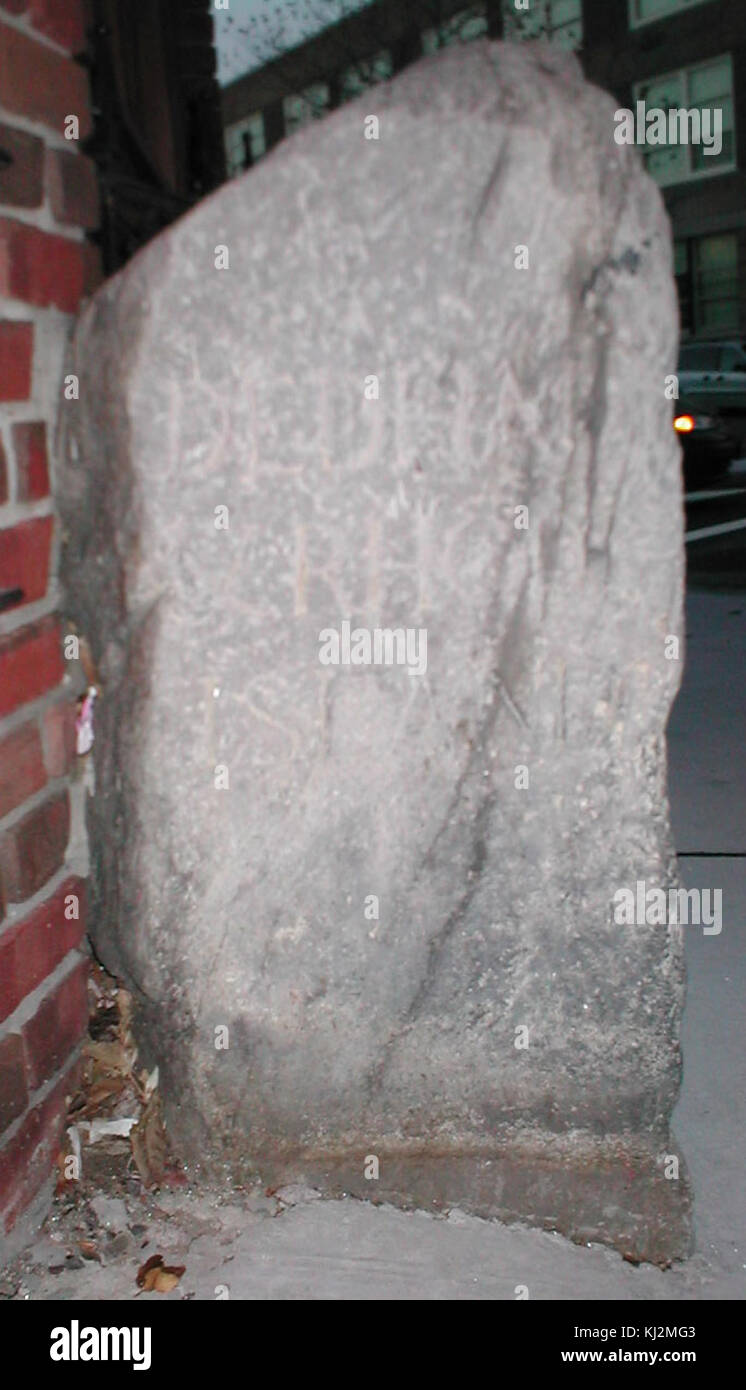 Roxbury Parting Stone left Stock Photo - Alamy