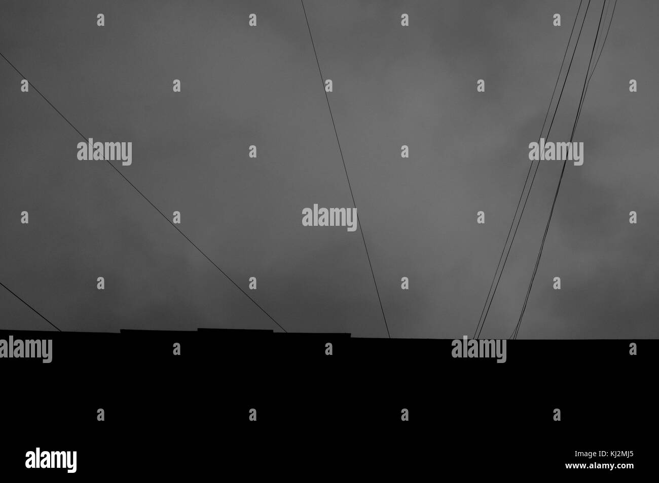 Outdoor Electrical Wire Stock Photo - Alamy