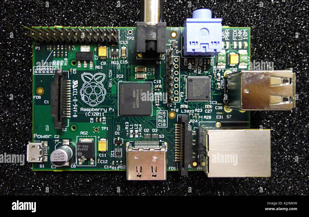 Raspberry Pi Beta Board Stock Photo - Alamy