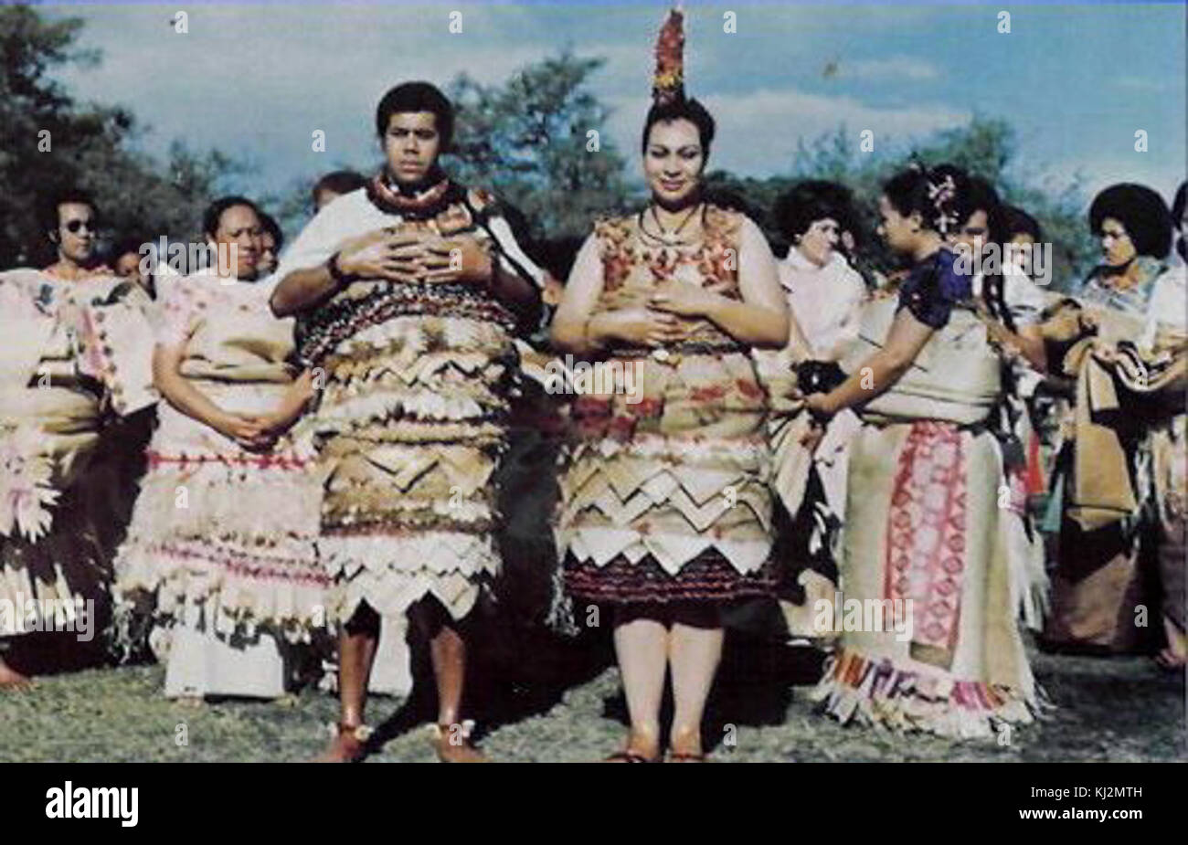 Royal Tongan Wedding of 1976 Stock Photo - Alamy