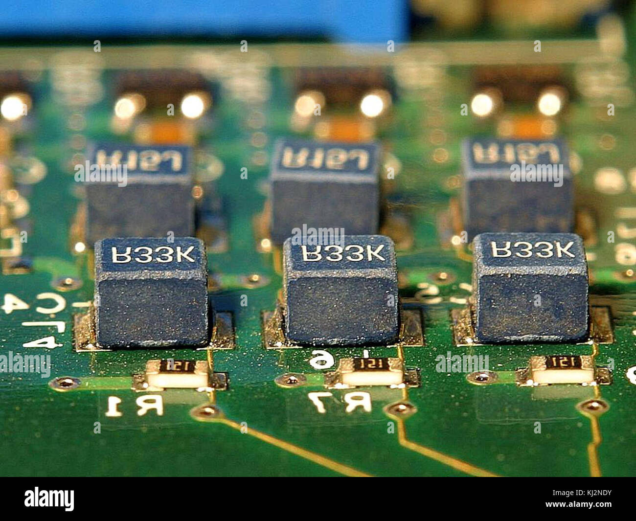 Six computers chips circuits Stock Photo - Alamy