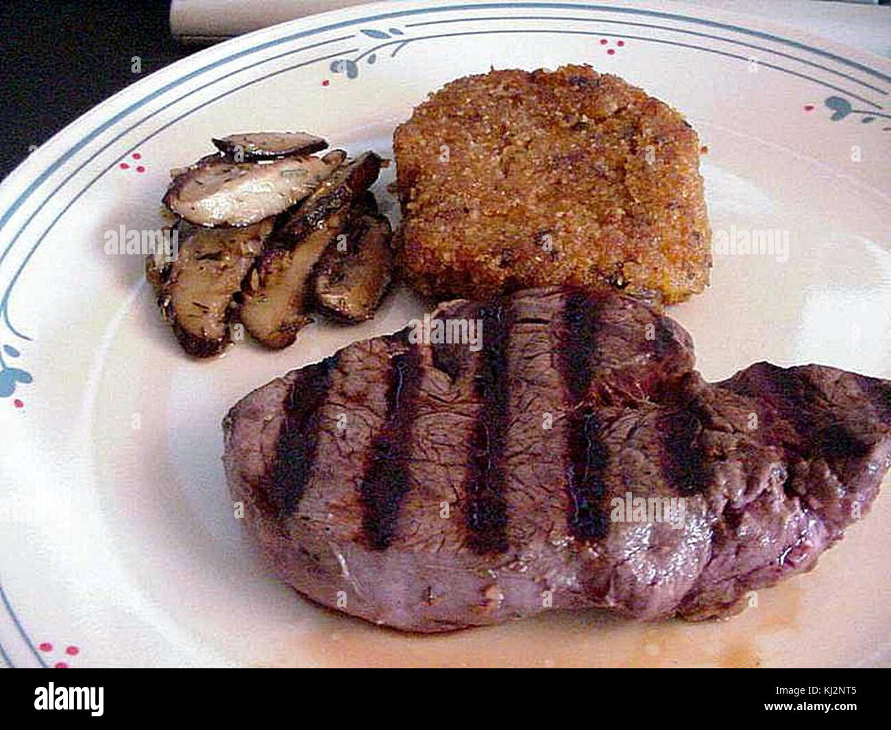 Thanksgiving steak risotto Stock Photo - Alamy