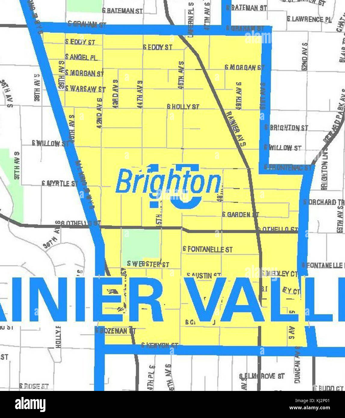 Brighton map hi-res stock photography and images - Alamy