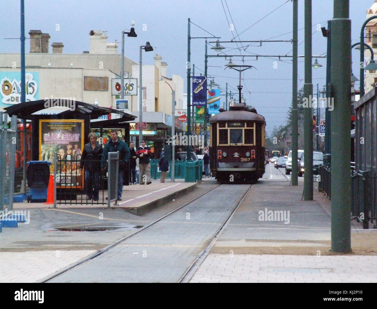 Adelaide tram glenelg hi-res stock photography and images - Alamy