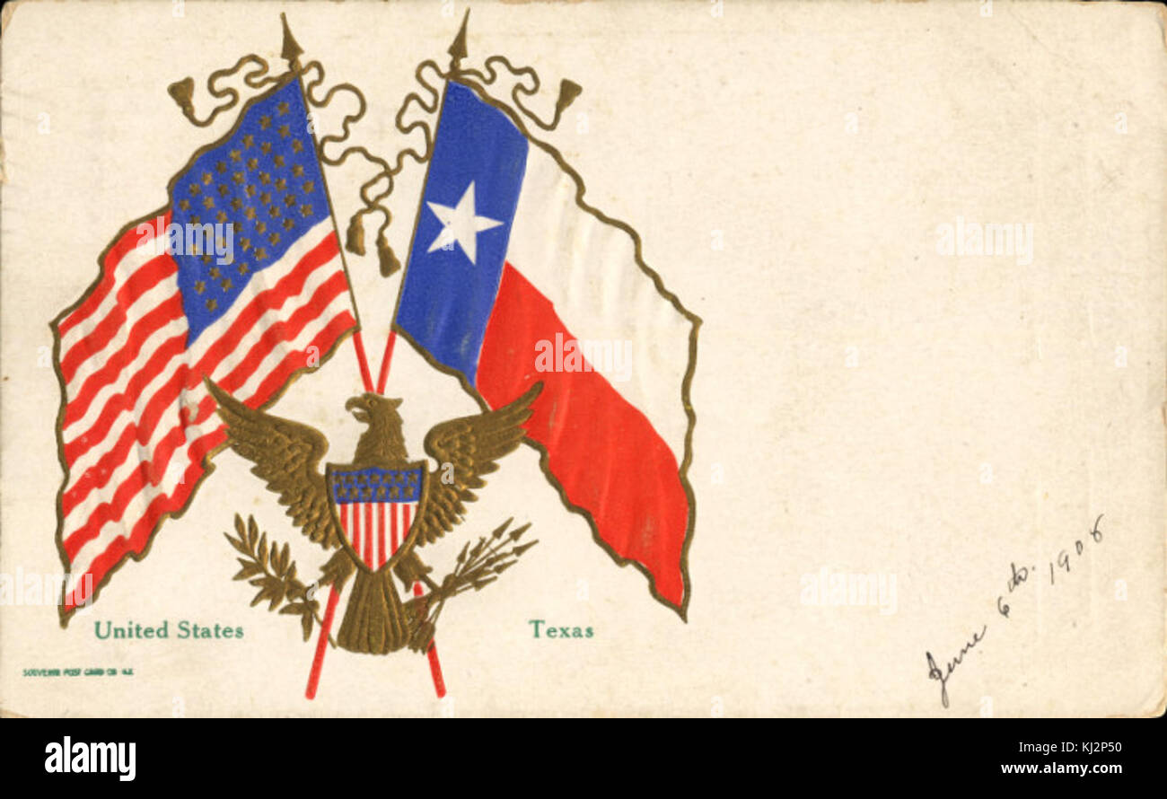 United States and Texas Flags Stock Photo - Alamy