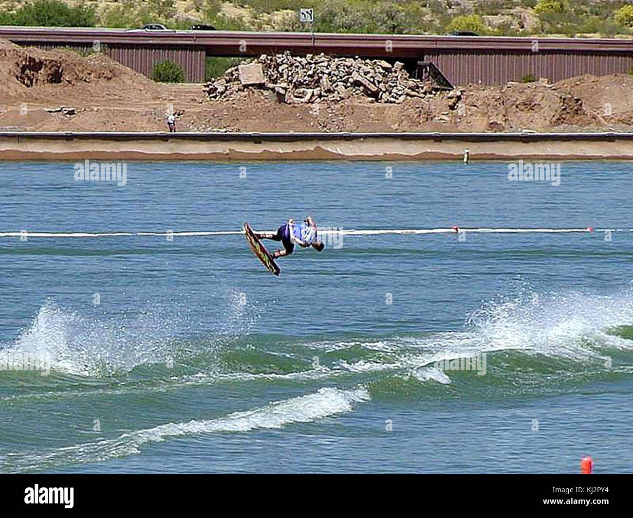 Wake boarding water surfing Stock Photo - Alamy