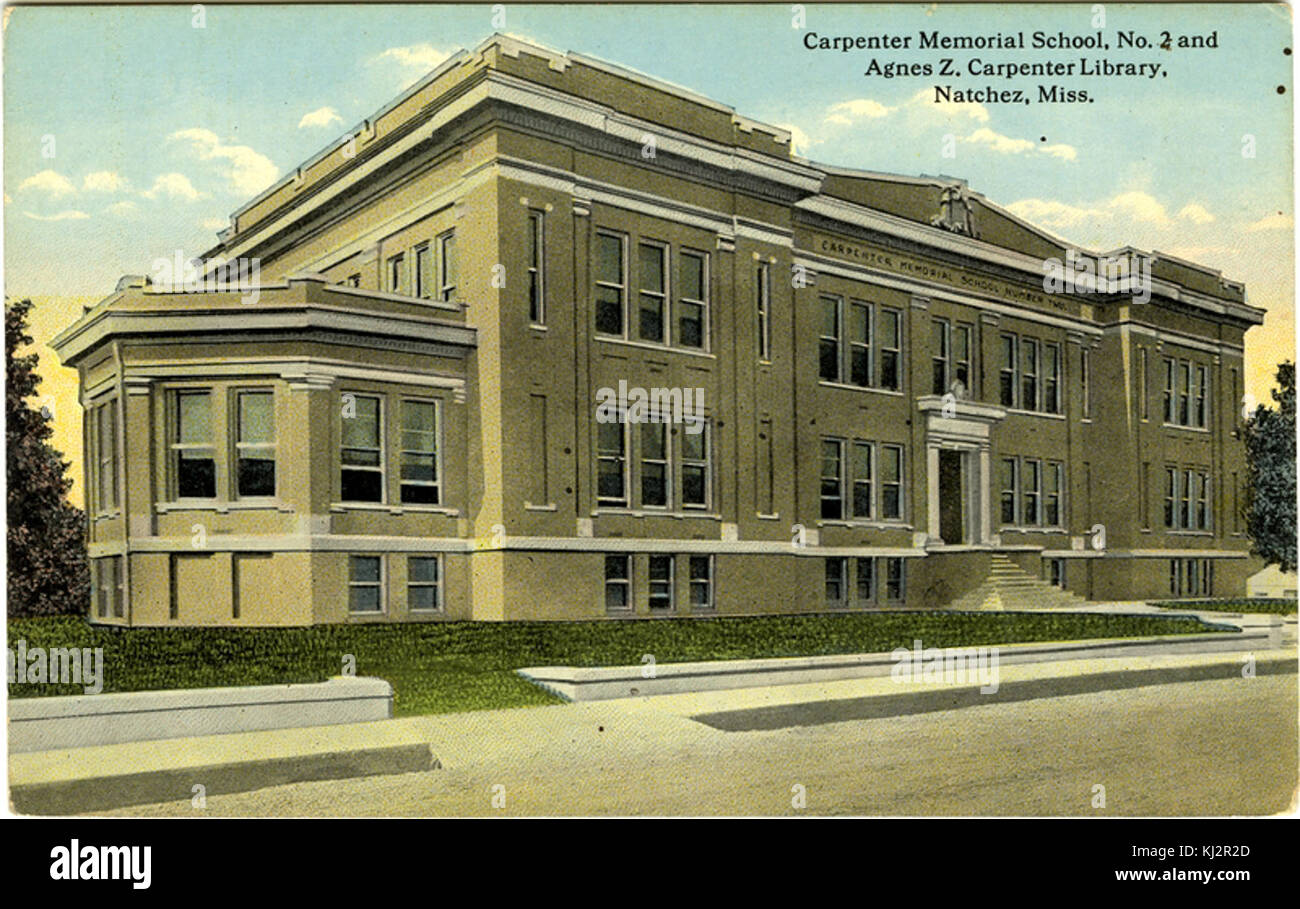 Carpenter School 2 Postcard Stock Photo - Alamy