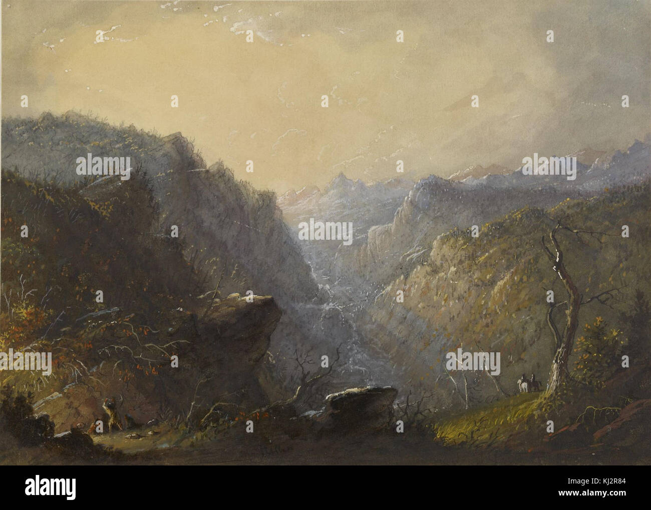 Alfred Jacob Miller - Wild Scenery (Making a Cache) - Walters 371940112 ...