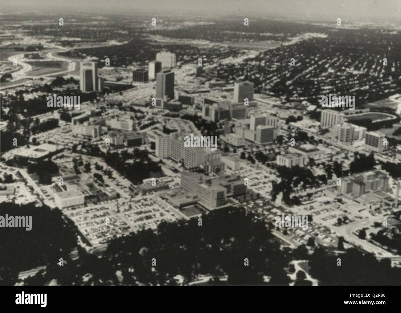Aerial photograph of Houston Stock Photo - Alamy