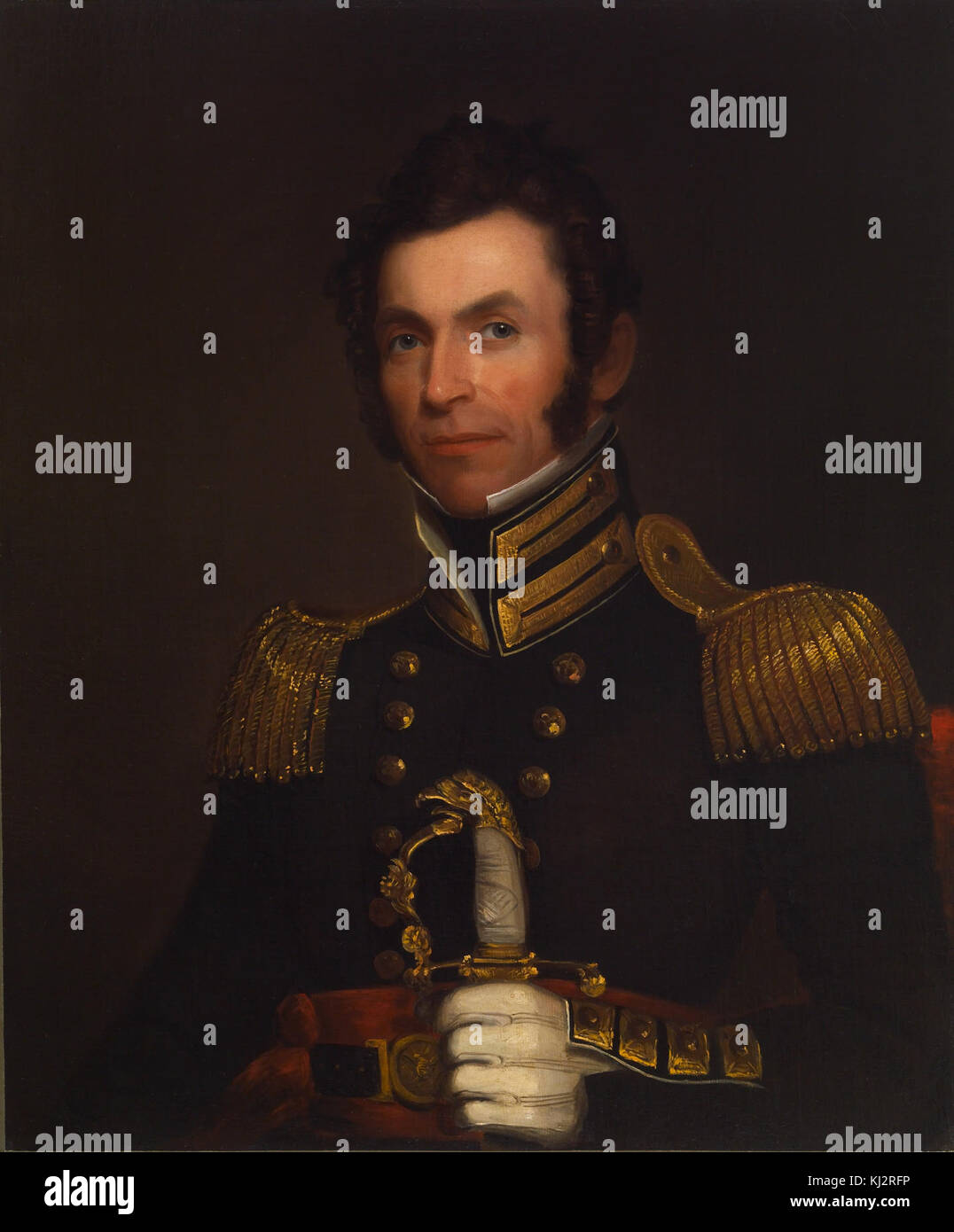 Alfred Jacob Miller - Portrait of Colonel Alexander Smith (1790-1858 ...