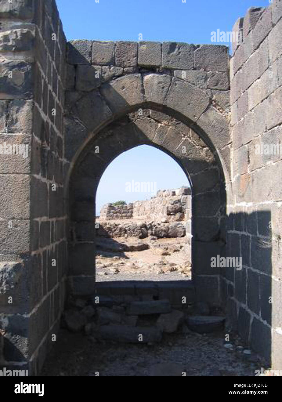 Belvoir inner gate from outside Stock Photo - Alamy