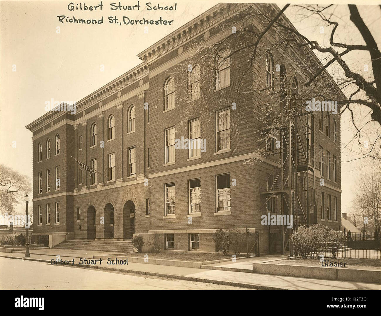 Gilbert Stuart School - 403002163 - City of Boston Archives Stock Photo ...