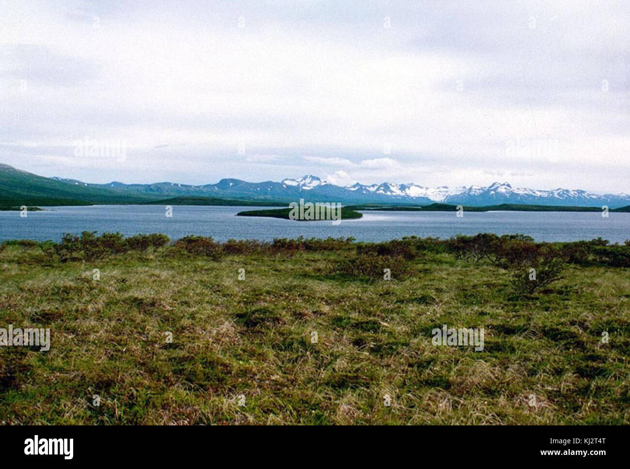 Becharof refuge lake Stock Photo - Alamy