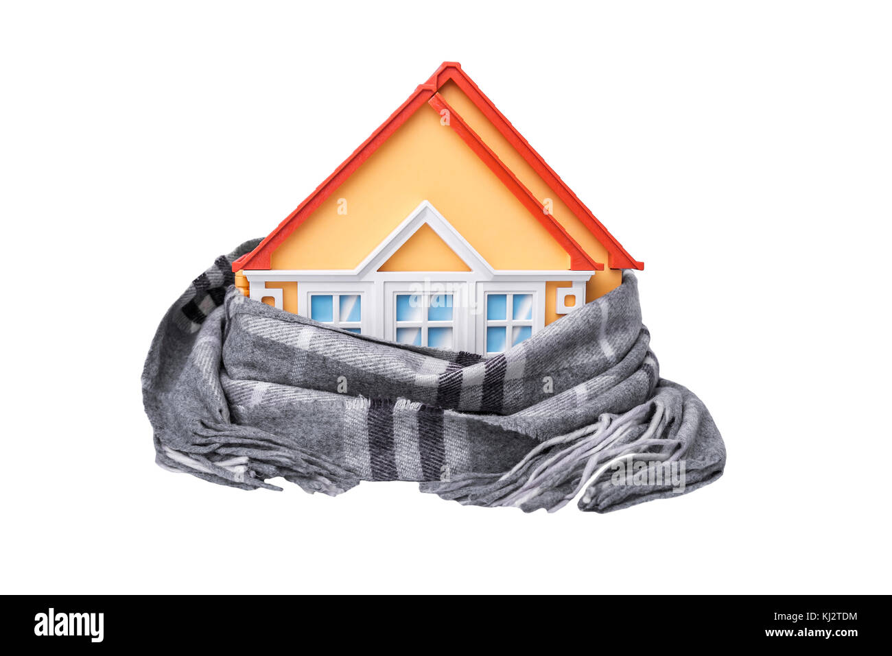 House is wrapped in a scarf Stock Photo - Alamy