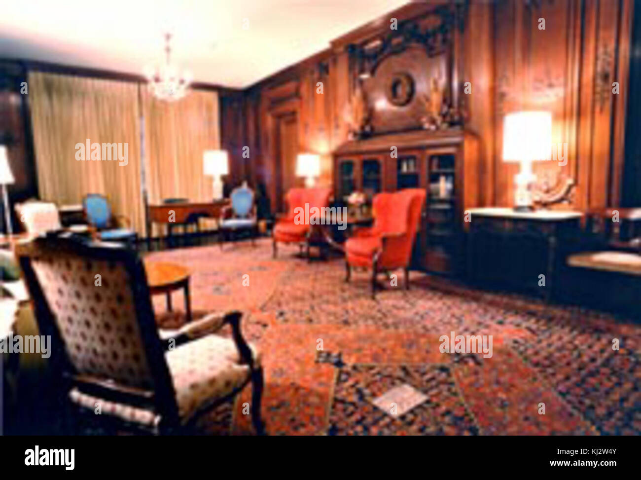 CoL Braun Room Stock Photo - Alamy
