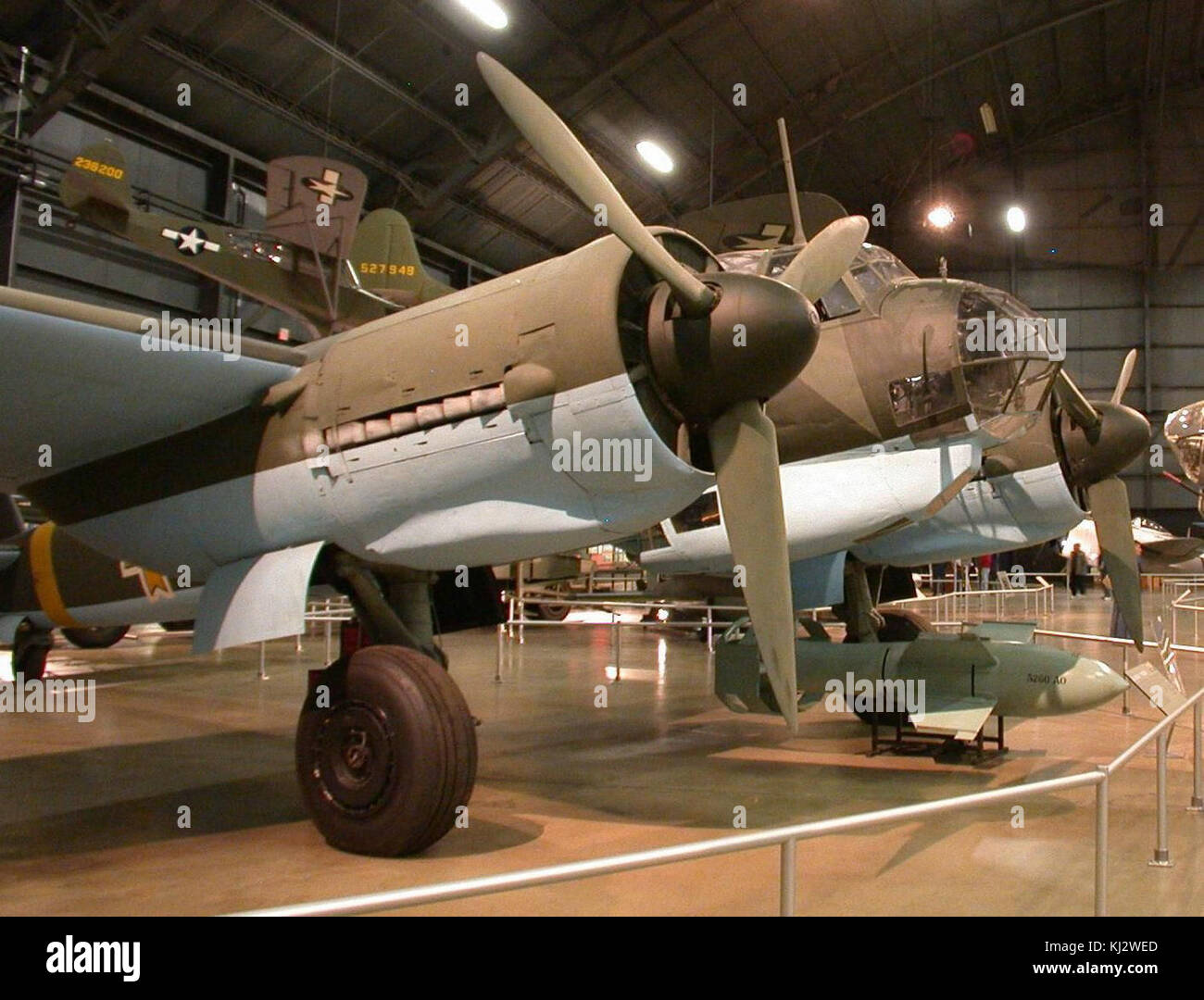 The Junkers Ju 88D, a German aircraft from World War II, is depicted ...