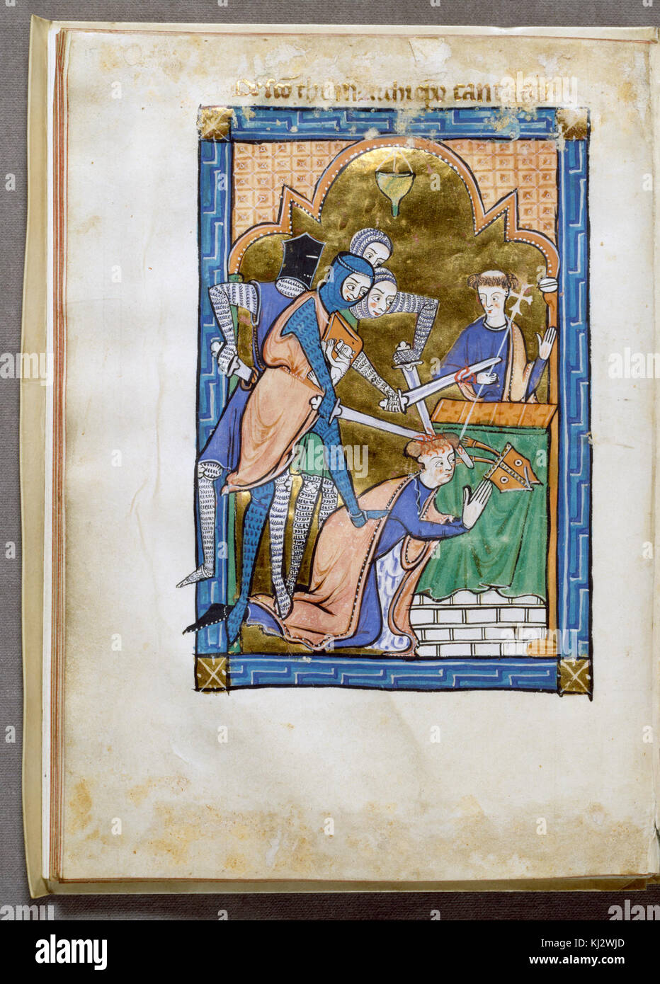 Martyrdom of thomas becket hi-res stock photography and images - Alamy