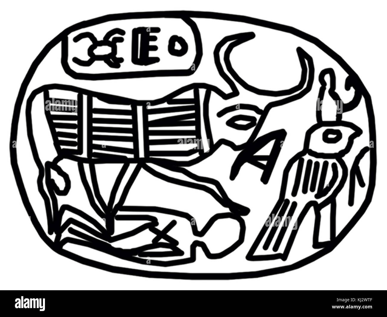 Ancient egypt motif Cut Out Stock Images & Pictures - Alamy