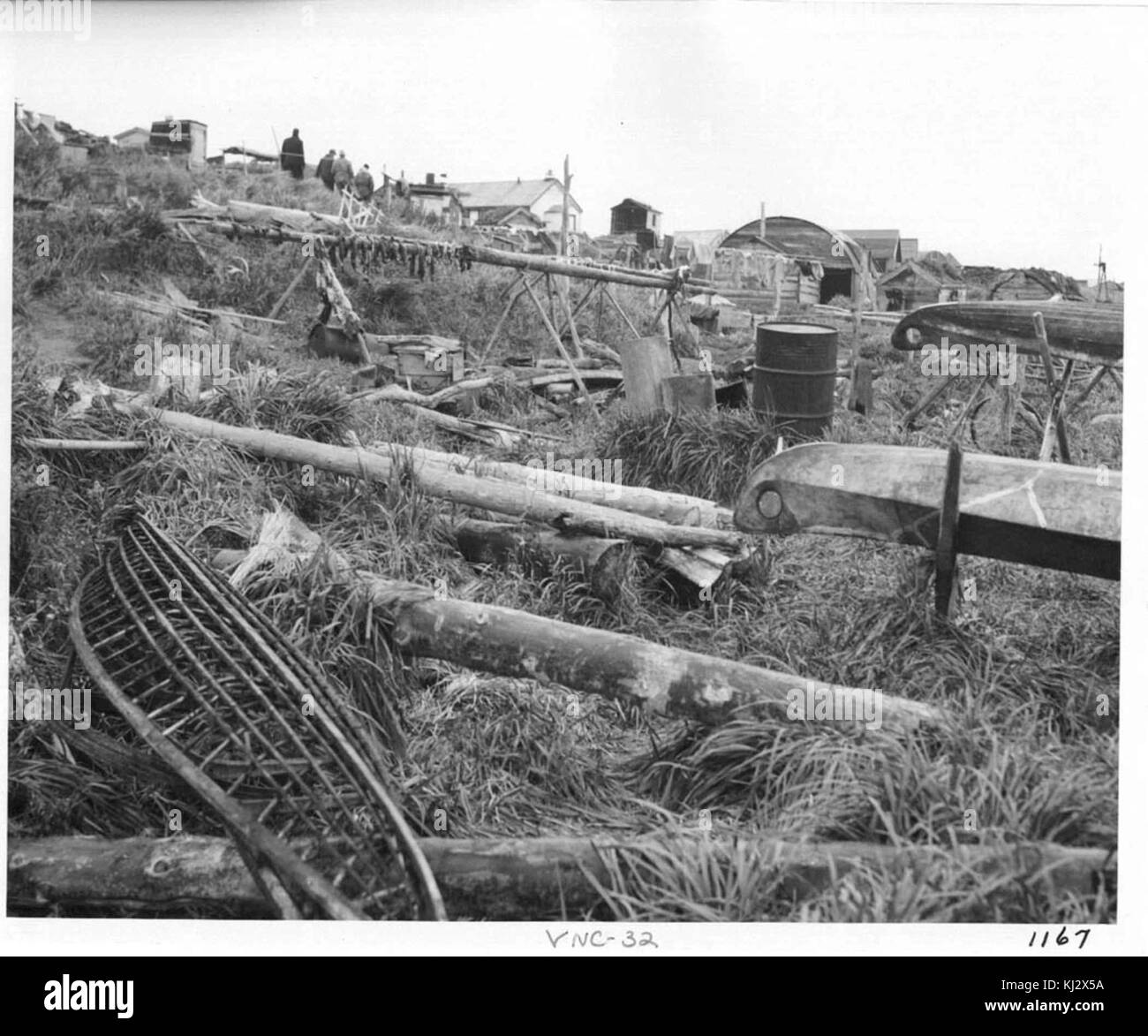 Hunting for skins Black and White Stock Photos & Images - Alamy