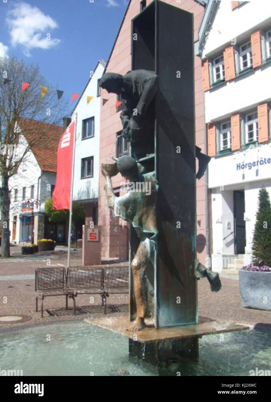 Giengen an der Brenz Stadtbrunnen Stock Photo - Alamy