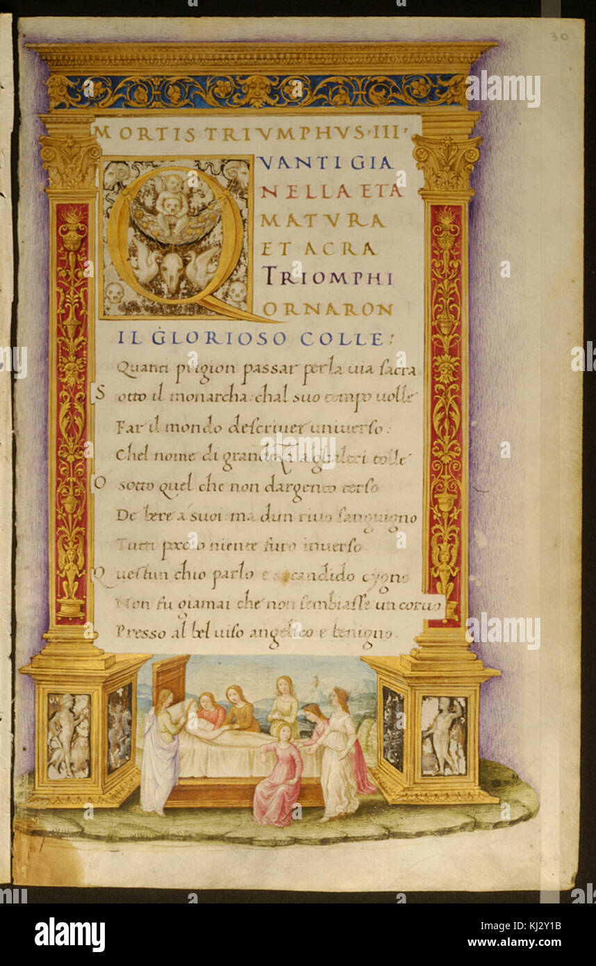 Francesco Petrarca - Leaf from I Trifoni - Walters W75530R - Open ...