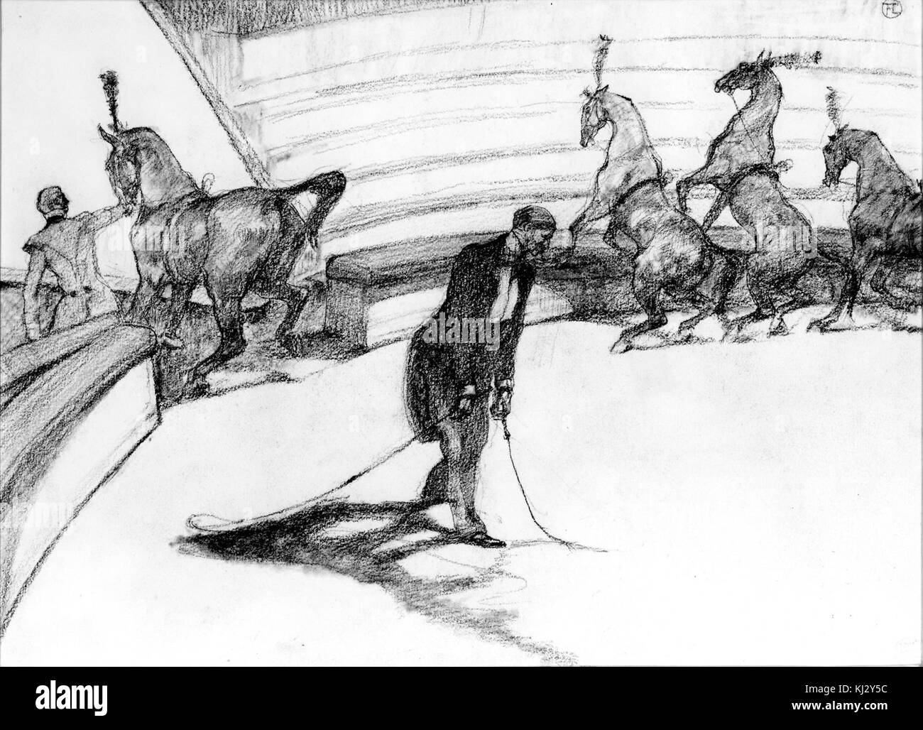 'At the Circus – Free Horses' is a painting by Henri de Toulouse ...