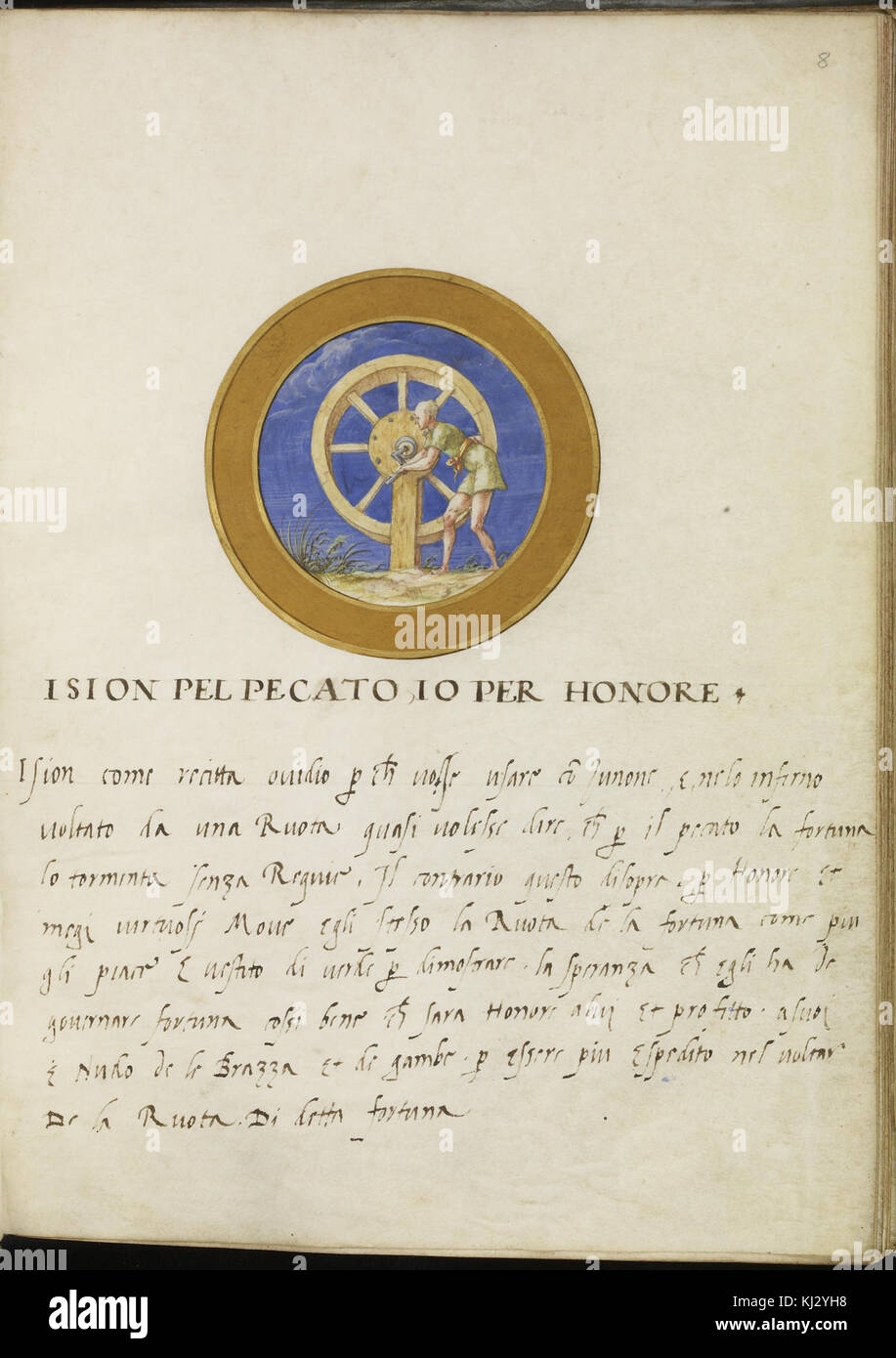 Italian - Leaf from Emblem Book - Walters W4768R - Open Obverse Stock ...