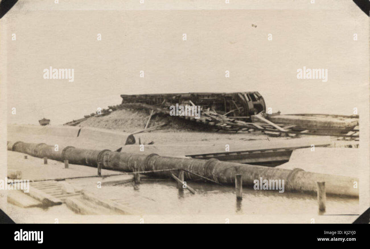 Interurban passenger cars off track Stock Photo - Alamy