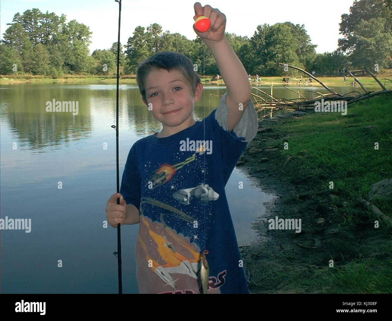 Just caught a fish hi-res stock photography and images - Alamy