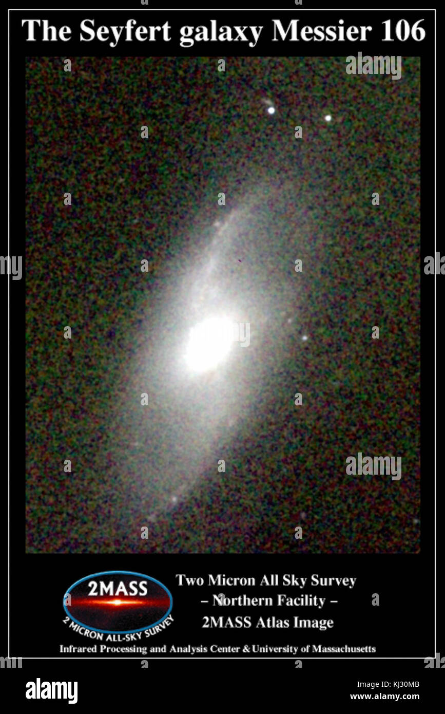 Messier 106 2MASS Stock Photo - Alamy