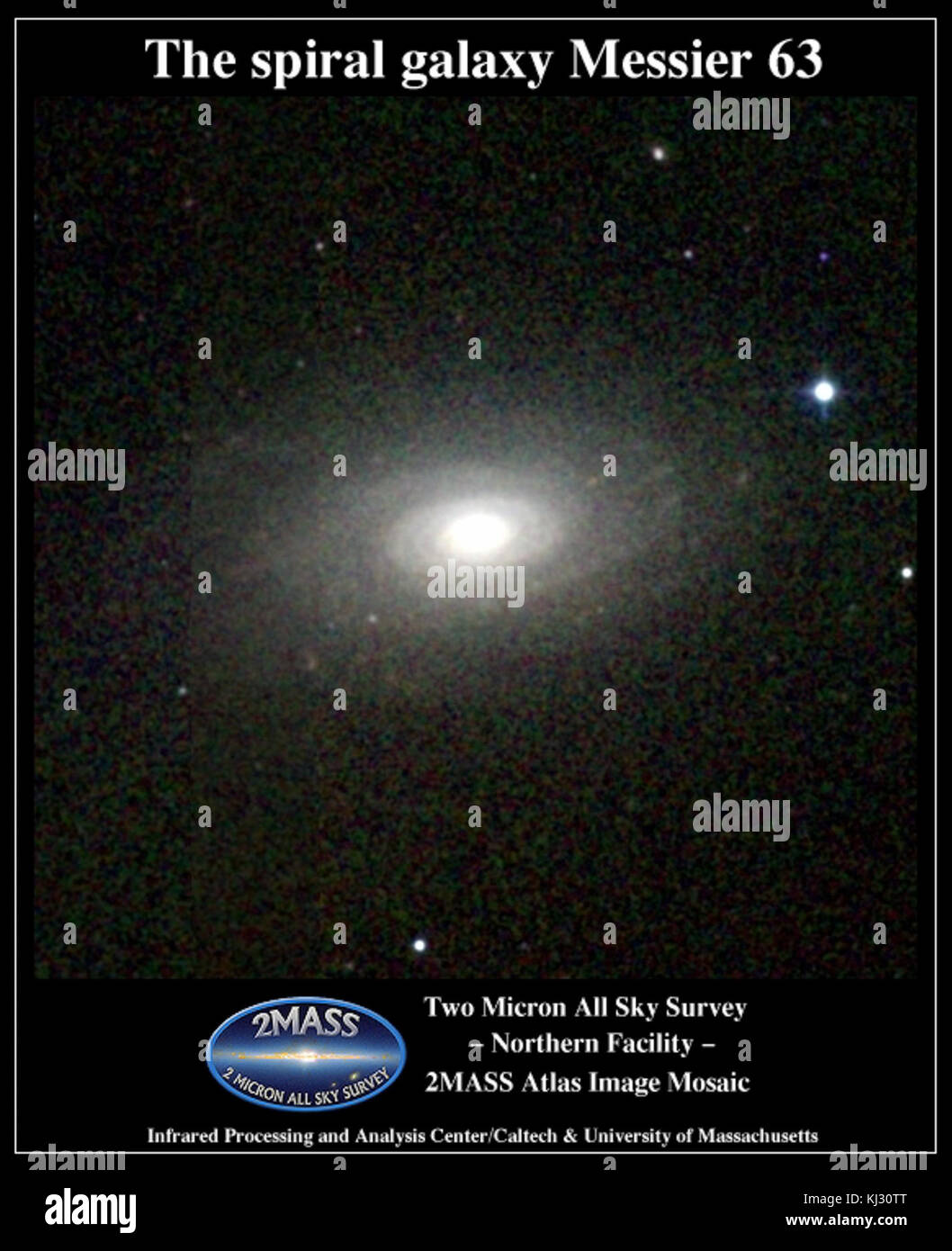 Messier 063 2MASS Stock Photo - Alamy