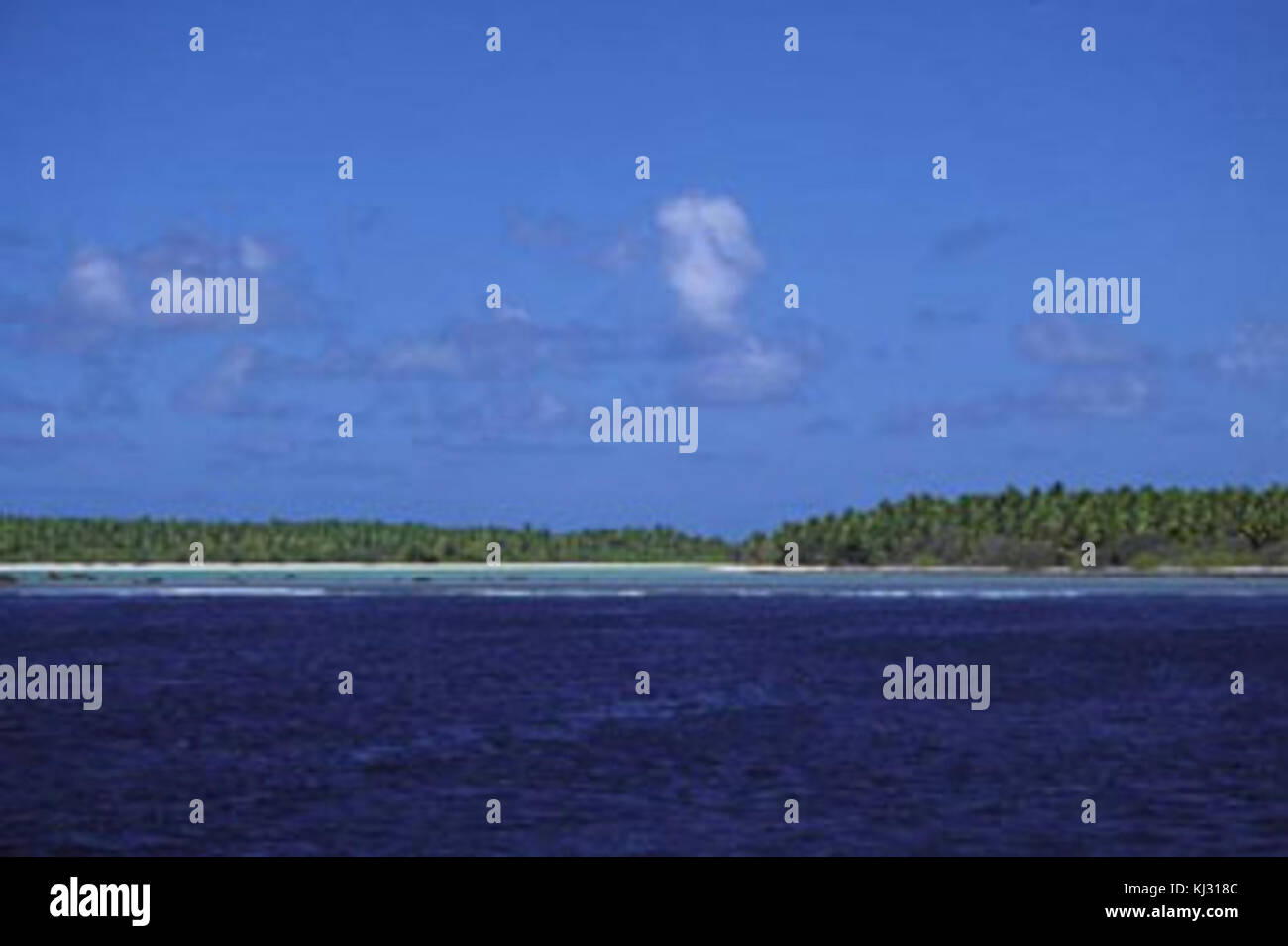 Nikumaroro from sea AKK Stock Photo - Alamy