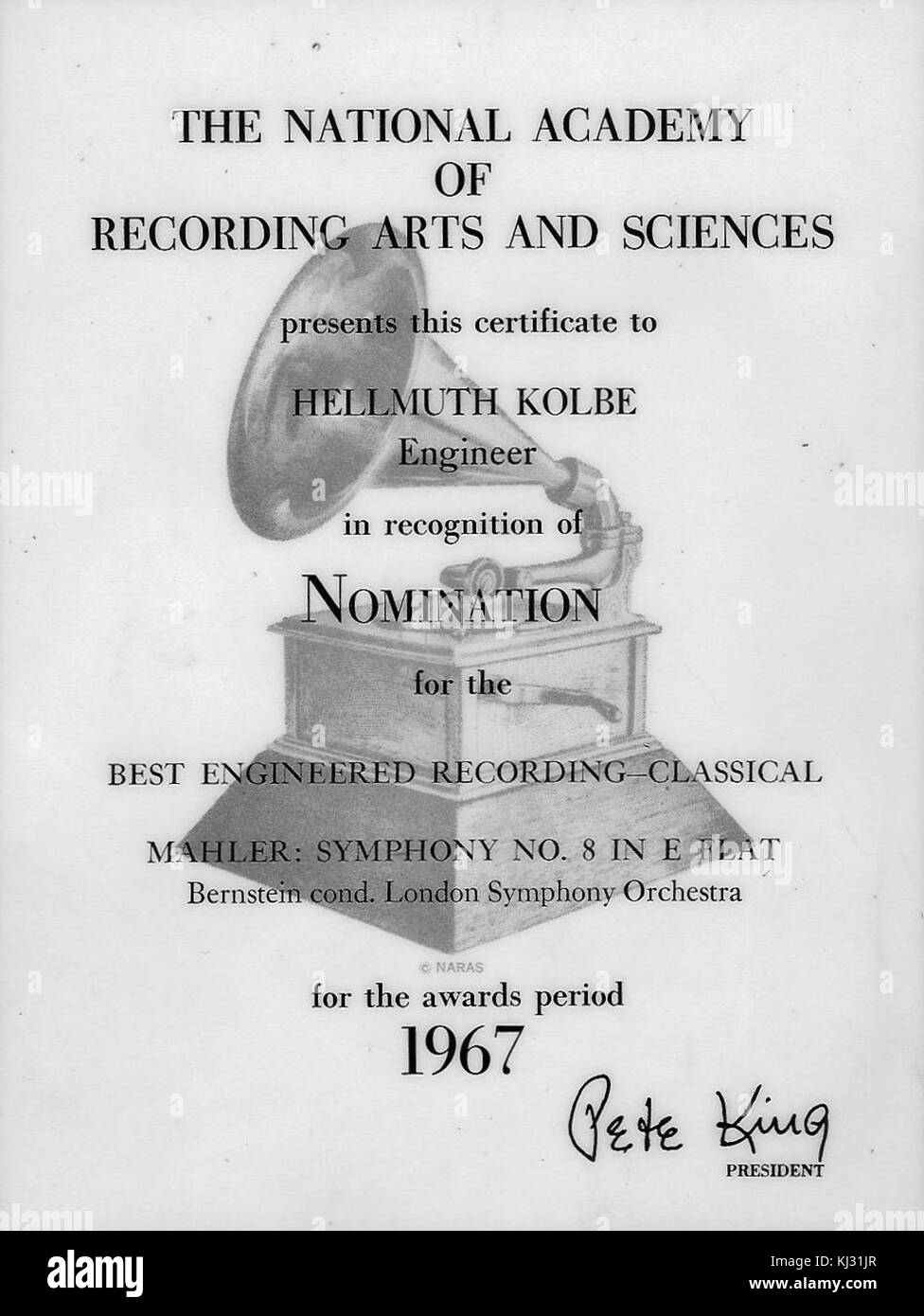 The grammy Black and White Stock Photos & Images - Alamy