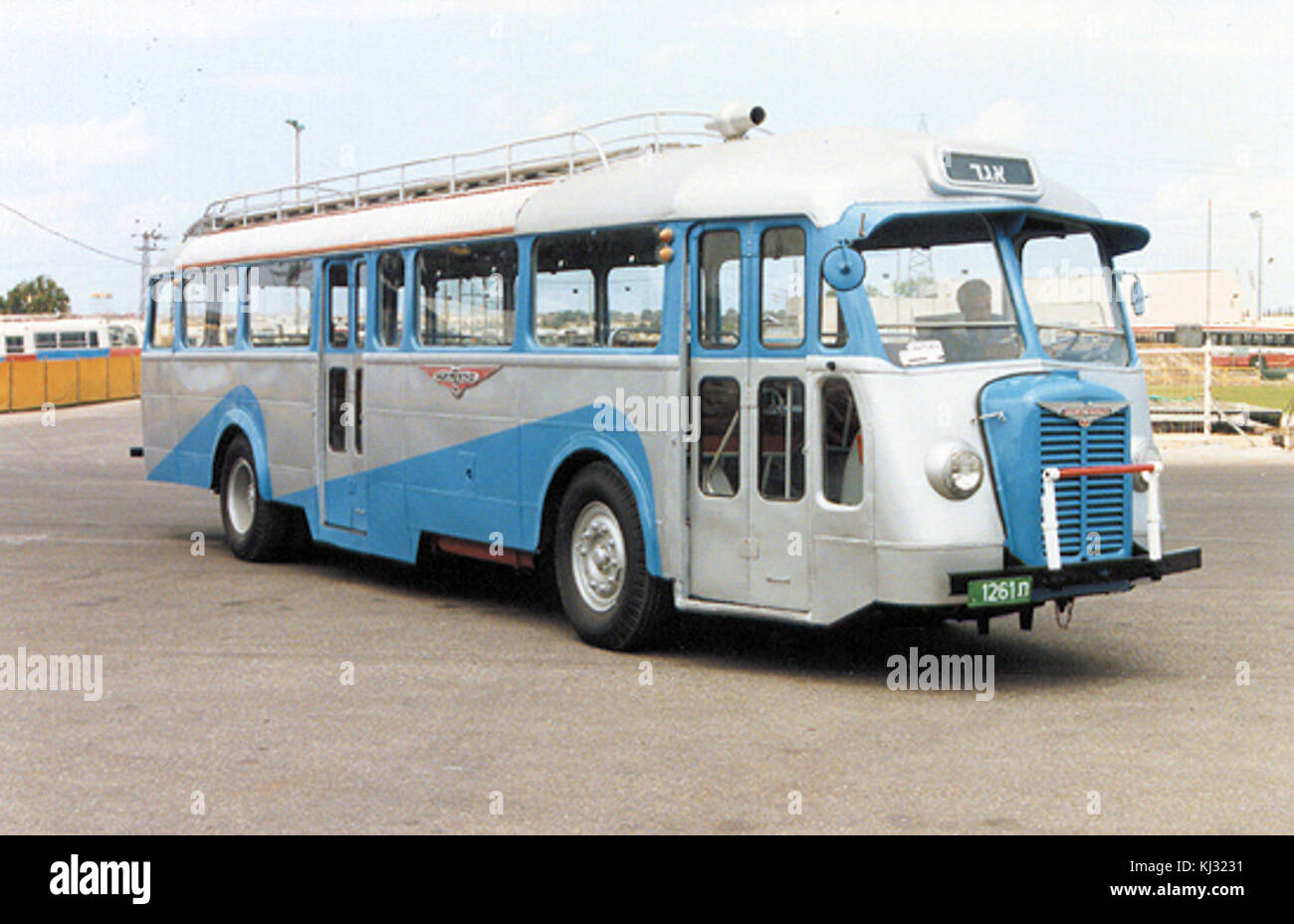 Israel 3717 Egged Bus Stock Photo - Alamy