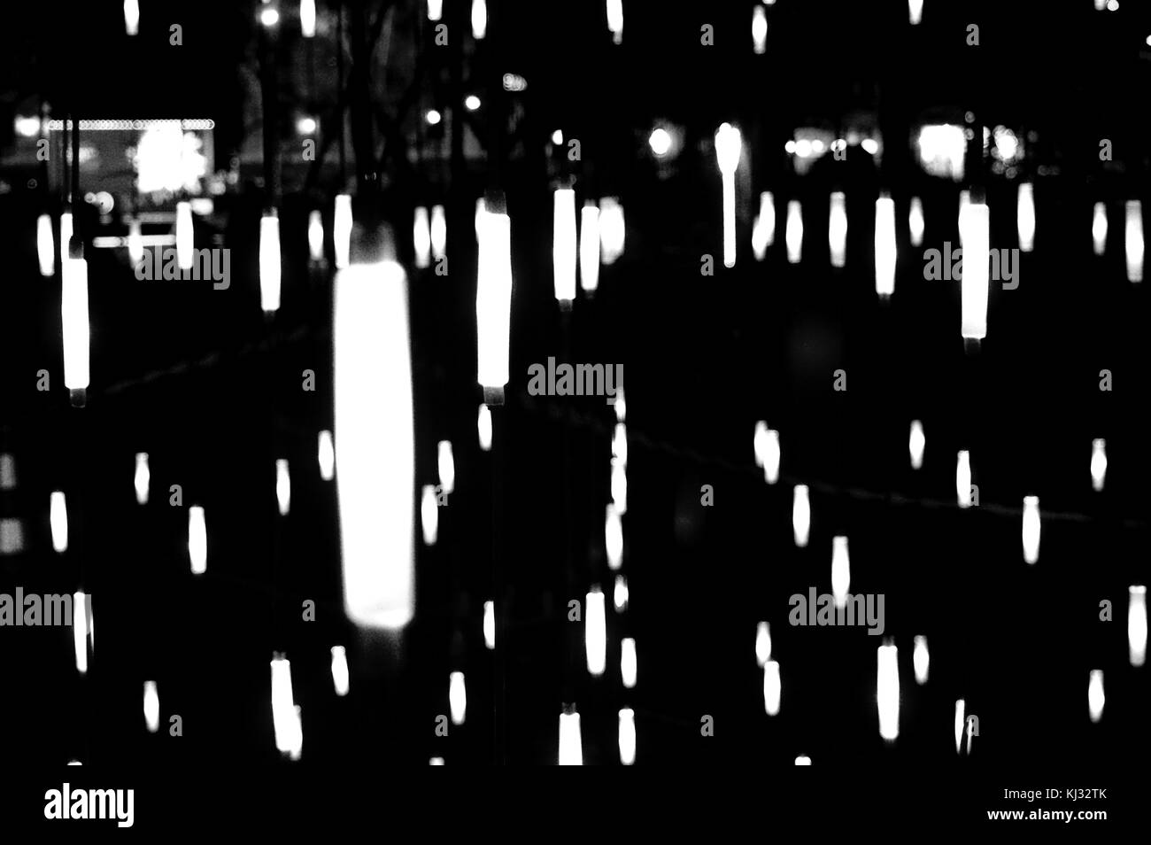 Abstract light installation Stock Photo - Alamy