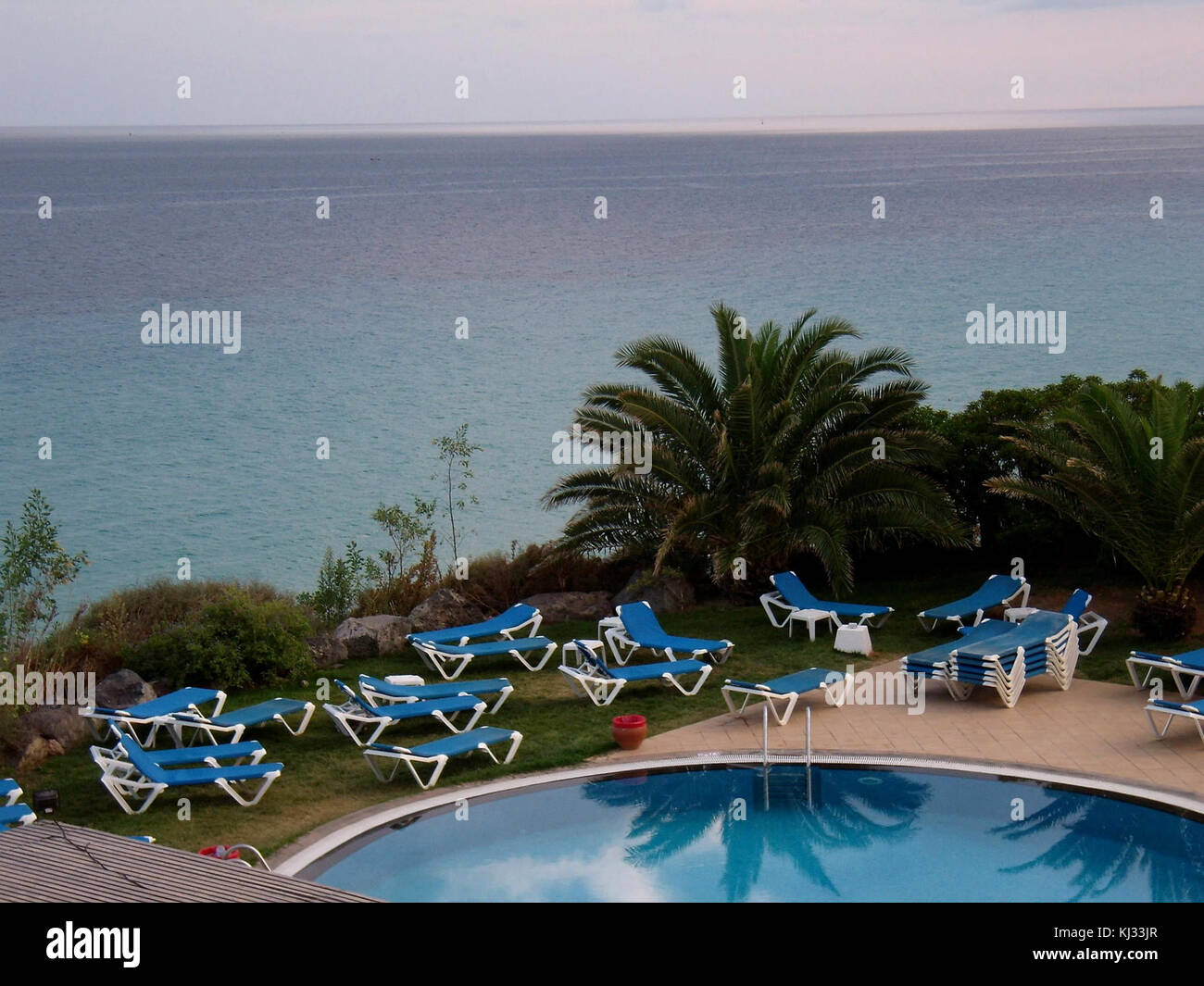 Swimming pool and sea Stock Photo - Alamy