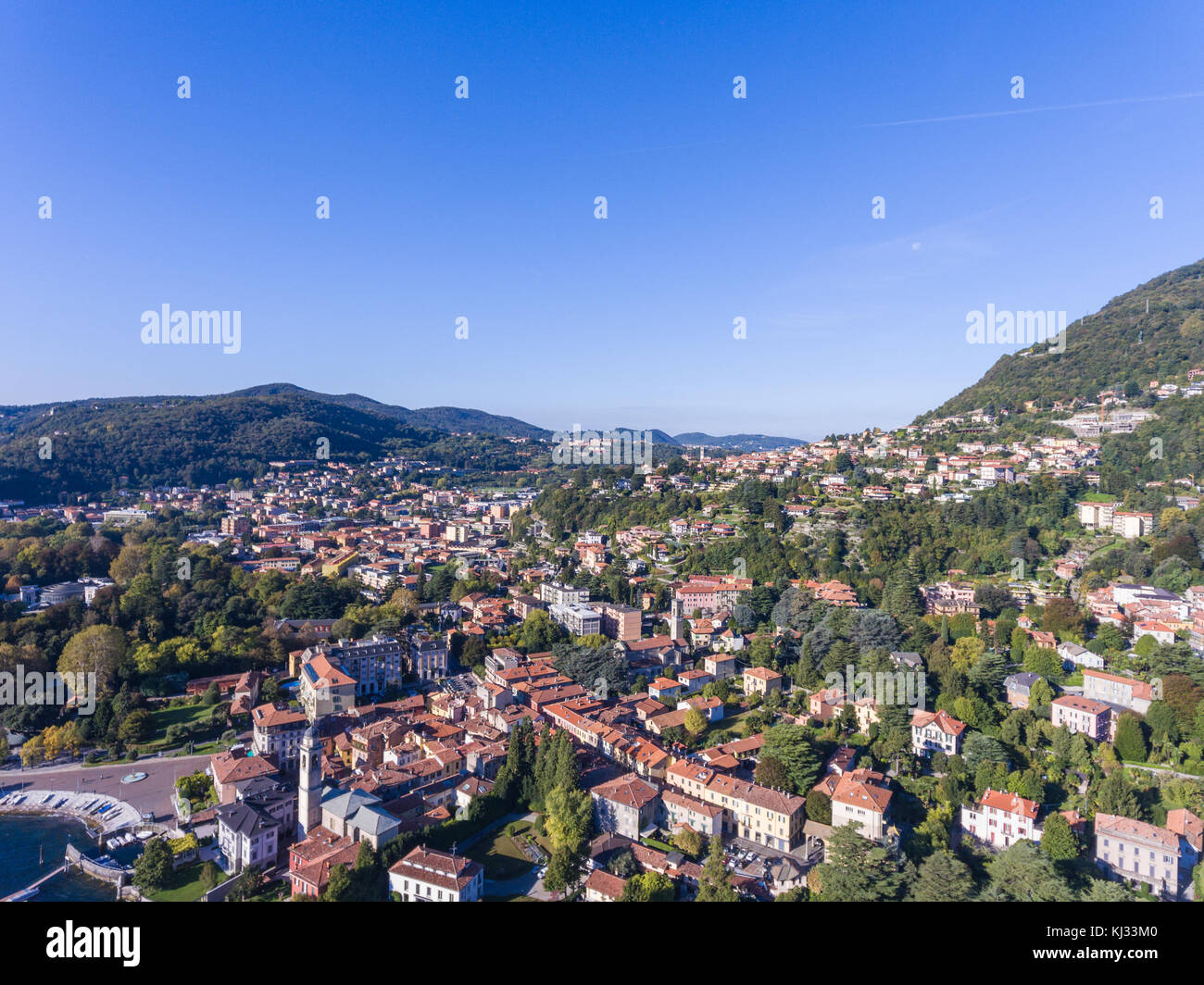 Village of Cernobbio, famous destination in Italy, lake of Como Stock ...