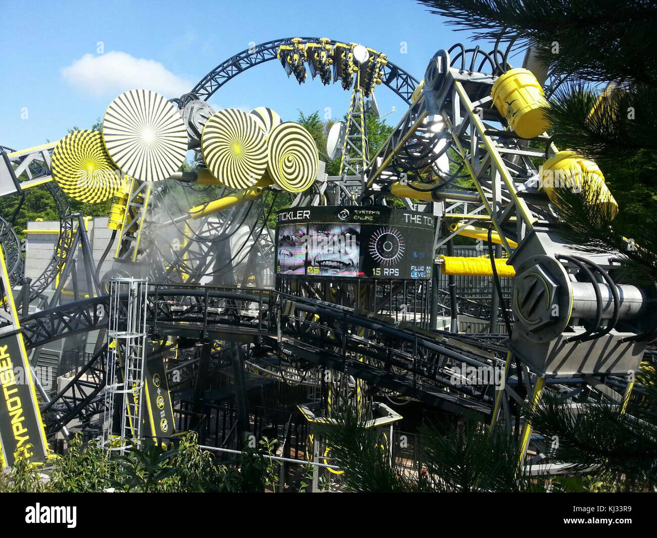 The Smiler on opening day Stock Photo - Alamy