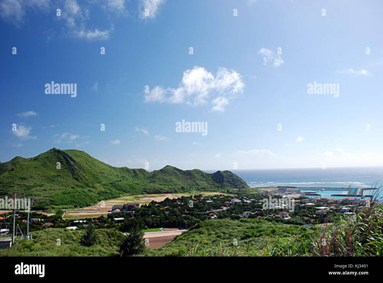 View of Tonaki Island Stock Photo - Alamy