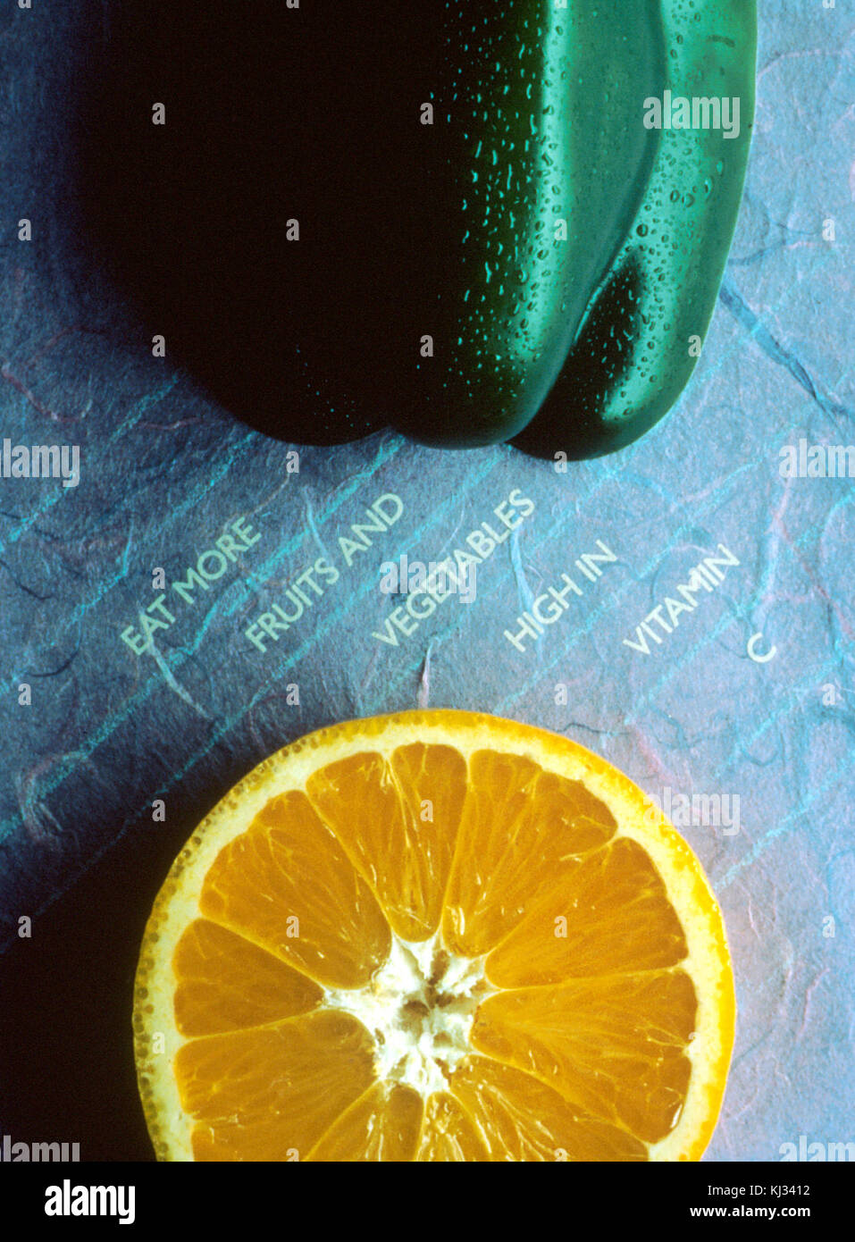 Vitamin C (1989 calendar march Stock Photo - Alamy