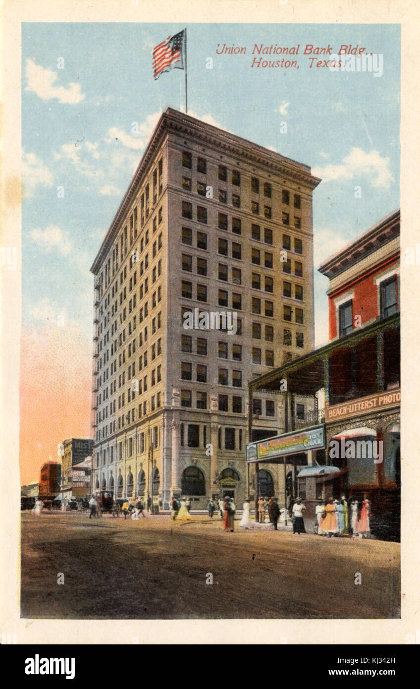 Union National Bank Building, Houston, Texas Stock Photo - Alamy