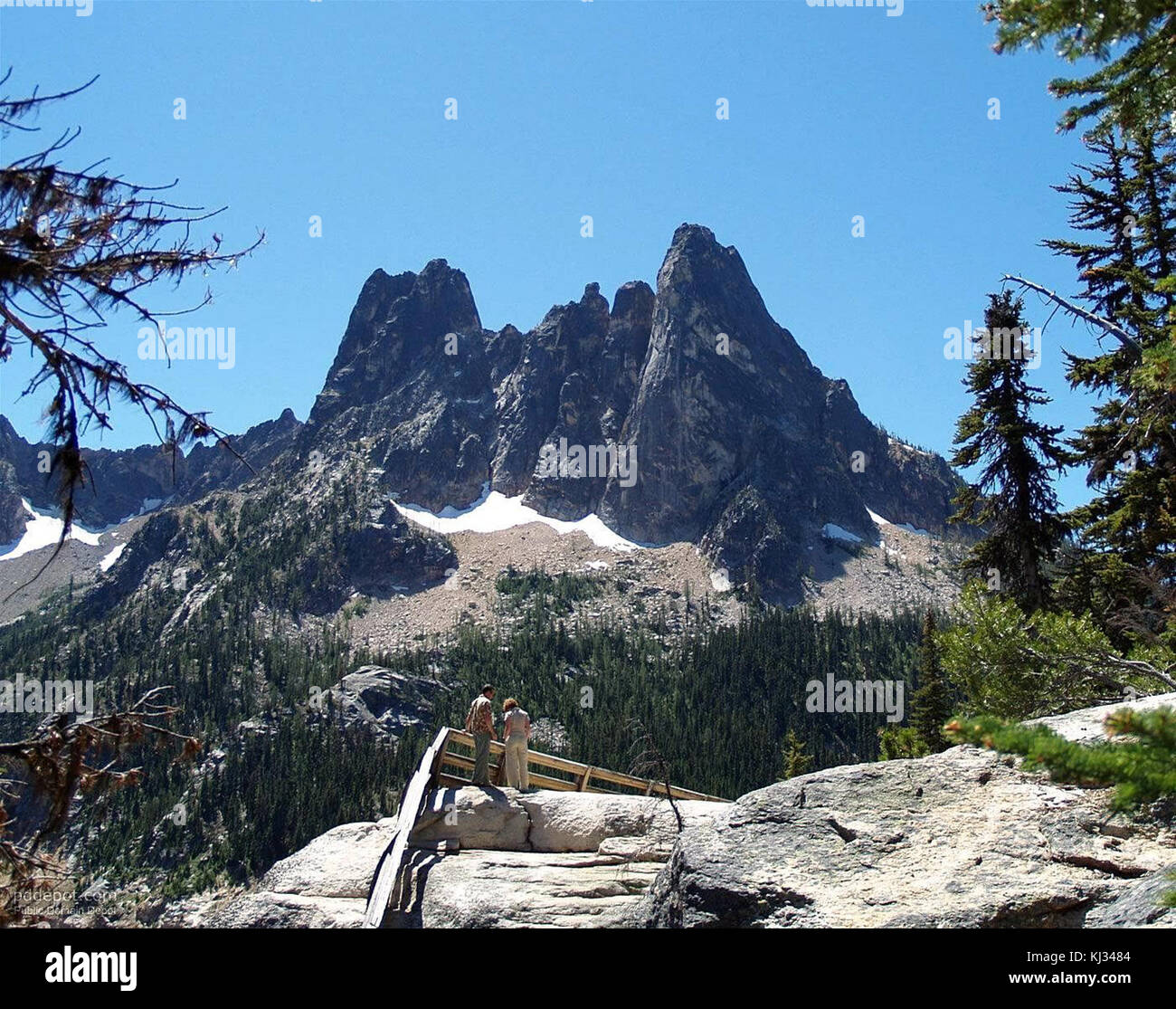 Washington pass overlook Stock Photo - Alamy