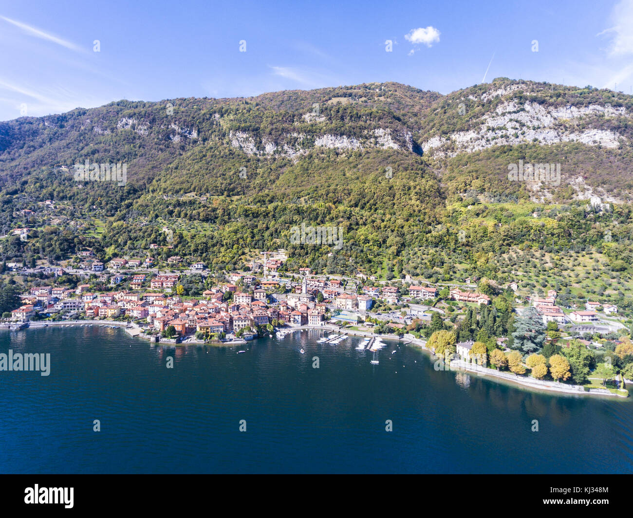 Sala Comacina, village on lake of Como in Italy Stock Photo - Alamy