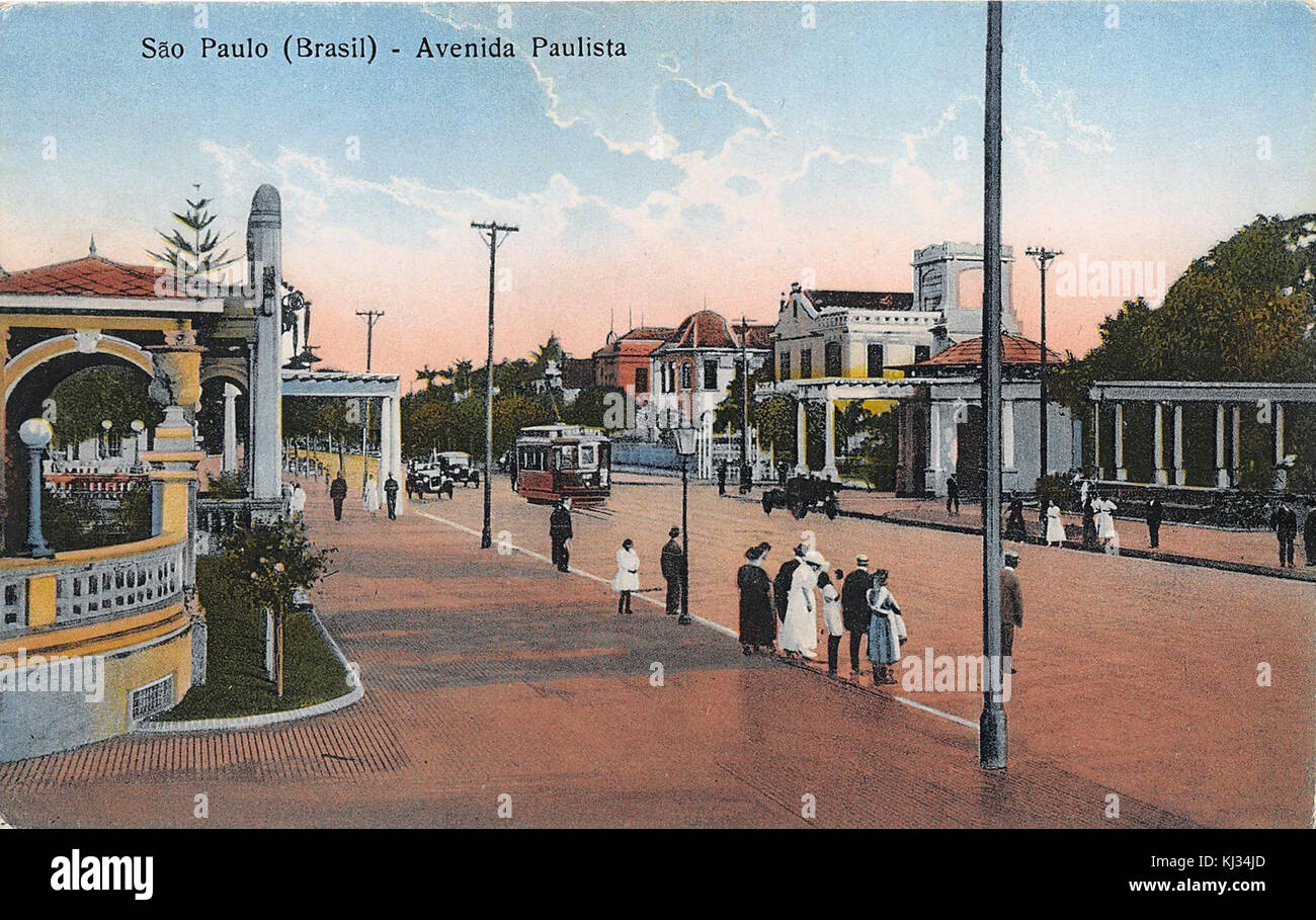 Avenida Paulista 1923 Belvedere Trianon Stock Photo - Alamy