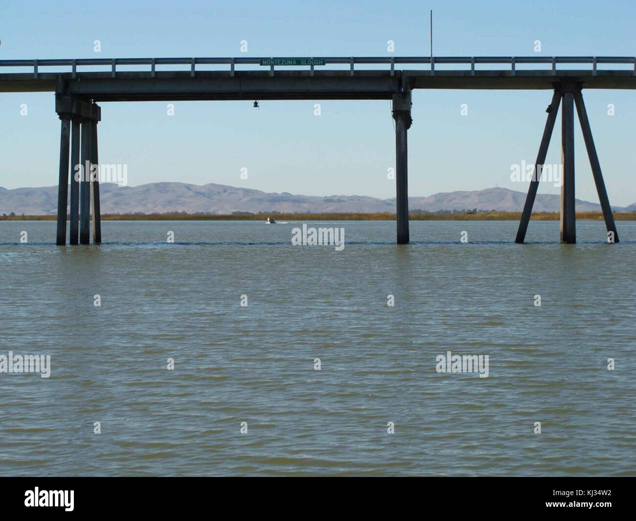 Beldens landing bridge Stock Photo - Alamy